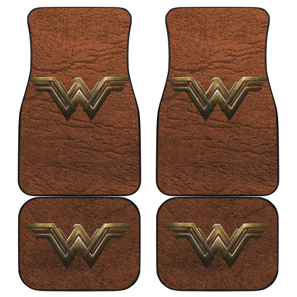 Wonder Woman Logo Dc Comics 5 Car Floor Mats Custom Car Accessories Car ...