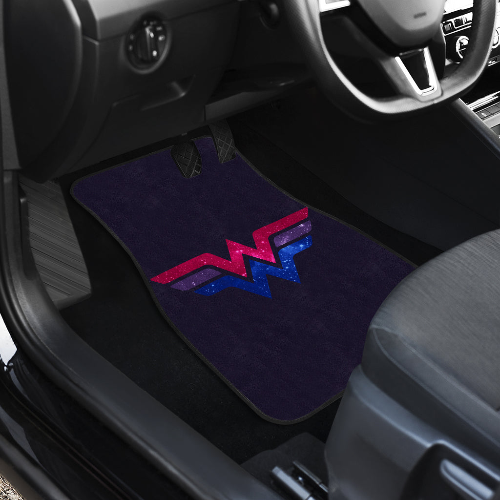 Wonder Woman Logo Dc Comics 2 Car Floor Mats Custom Car Accessories Car ...
