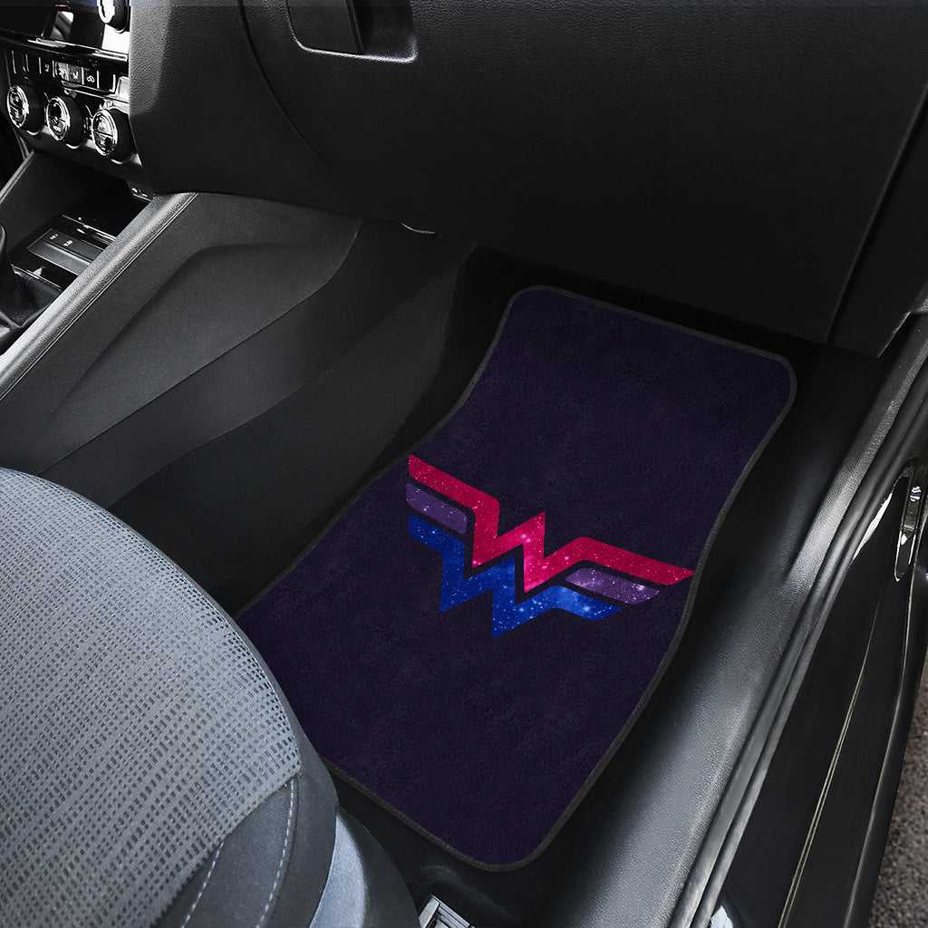 Wonder Woman Logo Dc Comics 2 Car Floor Mats Custom Car Accessories Car ...
